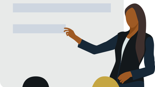 Student Giving A Presentation Clipart