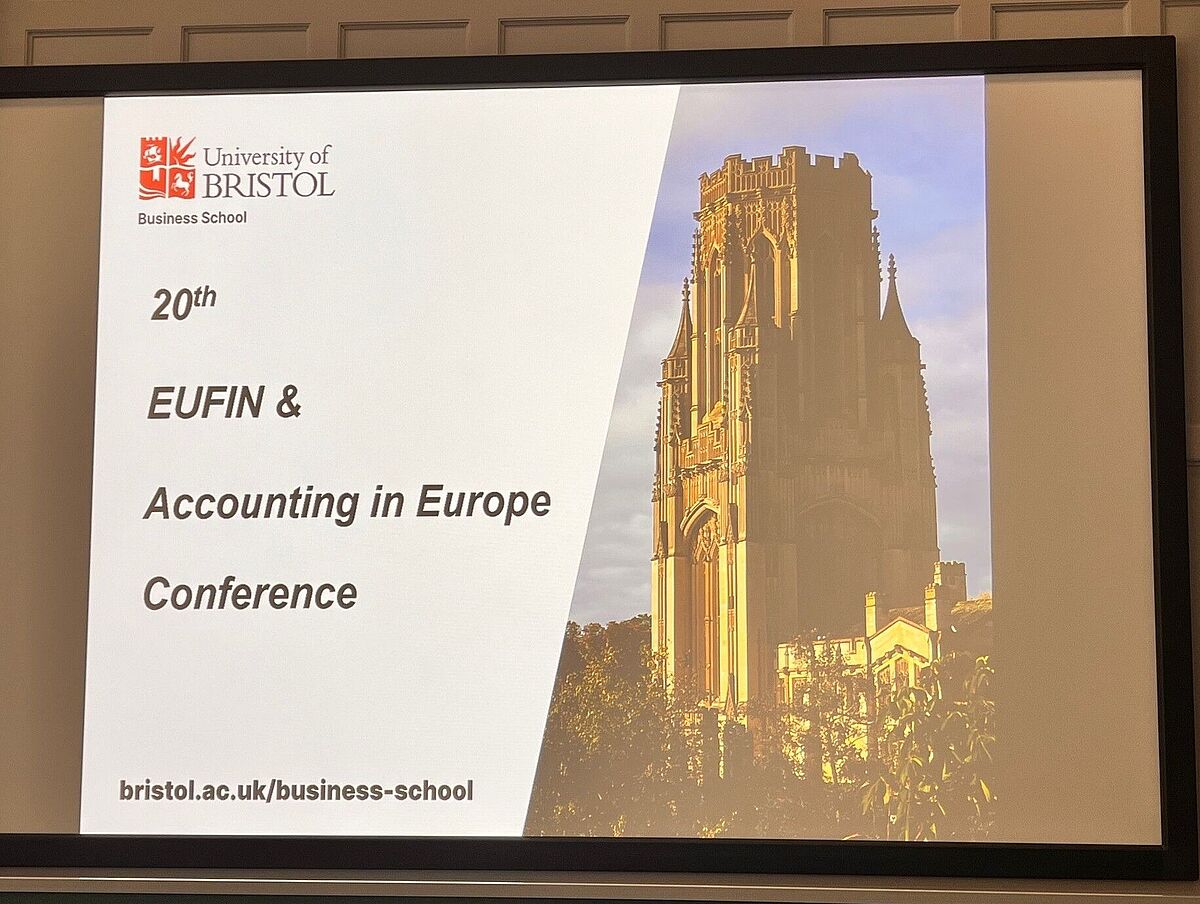 20th EUFIN & Accounting in Europe Conference at University of Bristol ...